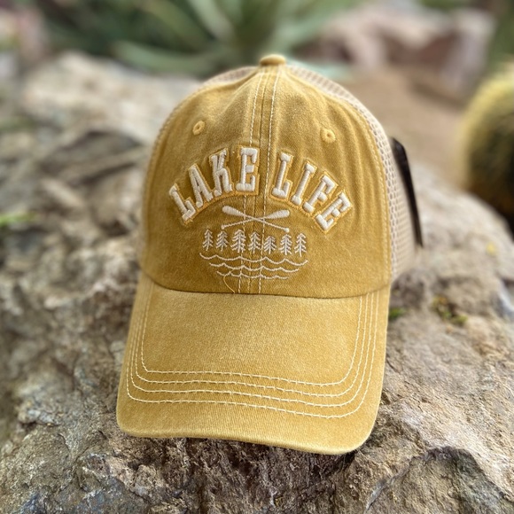 Accessories | Nwt Lake Life Snap Back Baseball Cap Last One | Poshmark